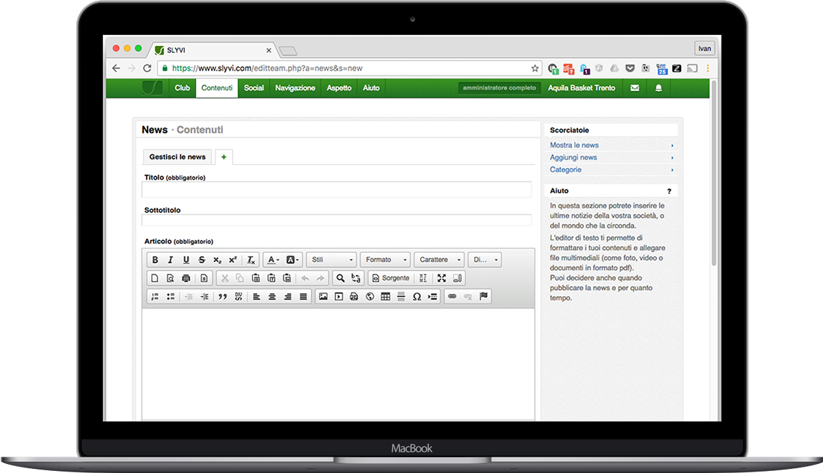 Slyvi - Comunica e connettiti con i tuoi fan